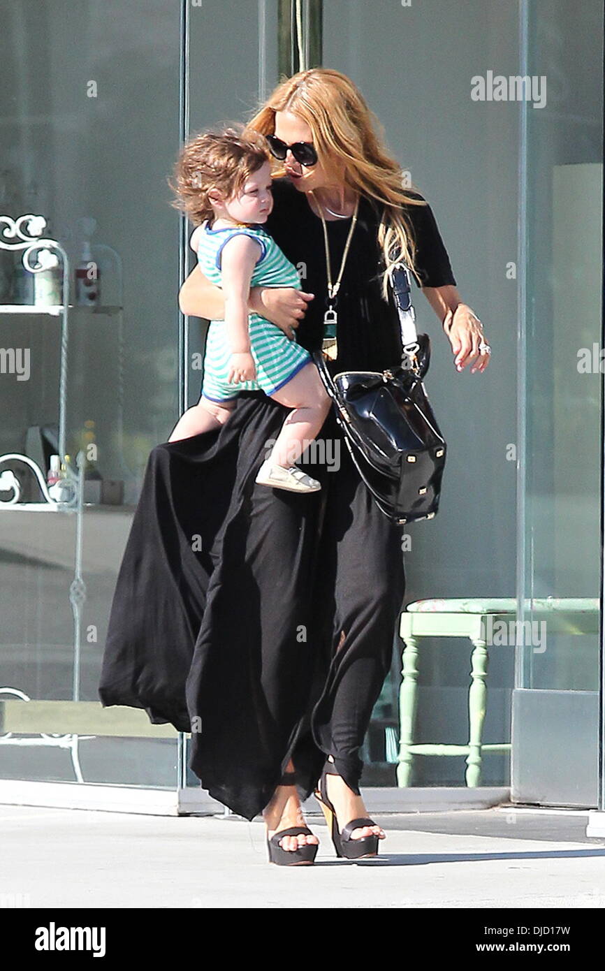 Rachel Zoe and her son Skyler Berman seen out and about in West ...