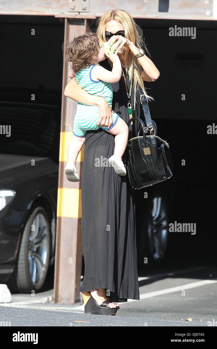 Rachel Zoe and her son Skyler Berman seen out and about in West ...