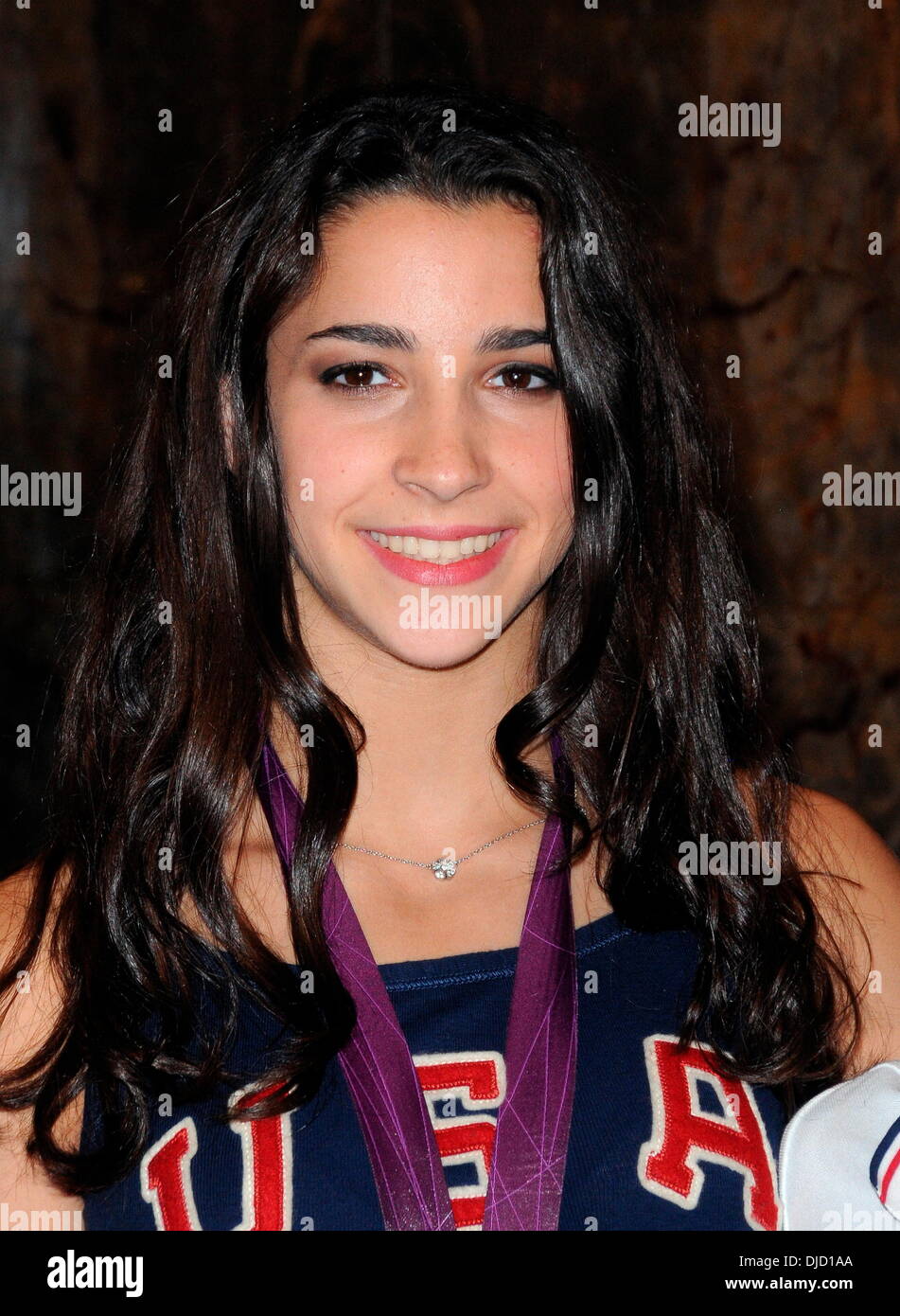 Aly Raisman US Women's Gymnastics Team attending a Lighting Ceremony at ...