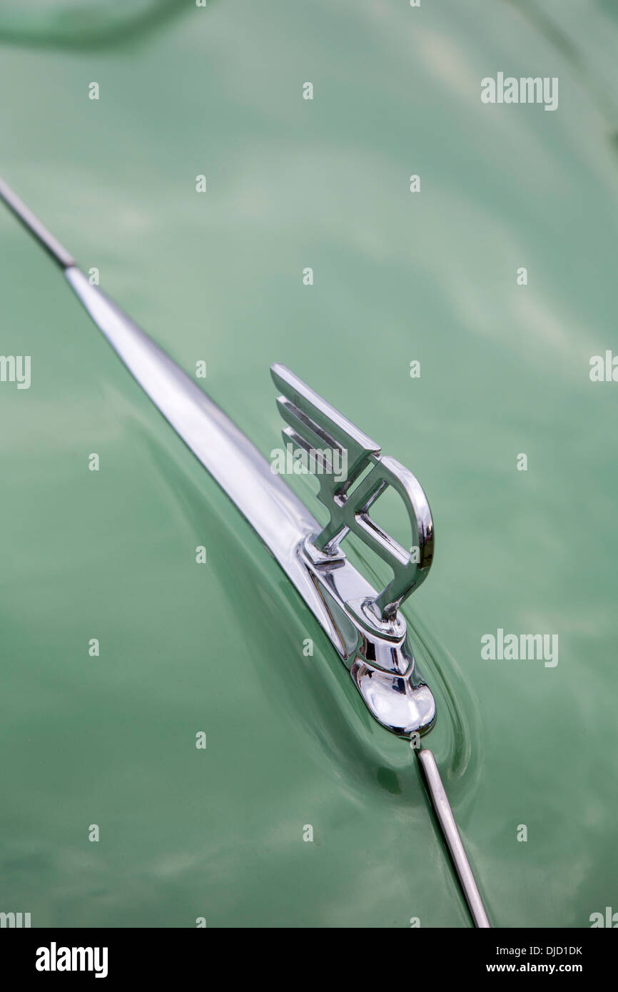 Bonnet of a vintage Austin A3 motor car, England, UK Stock Photo - Alamy