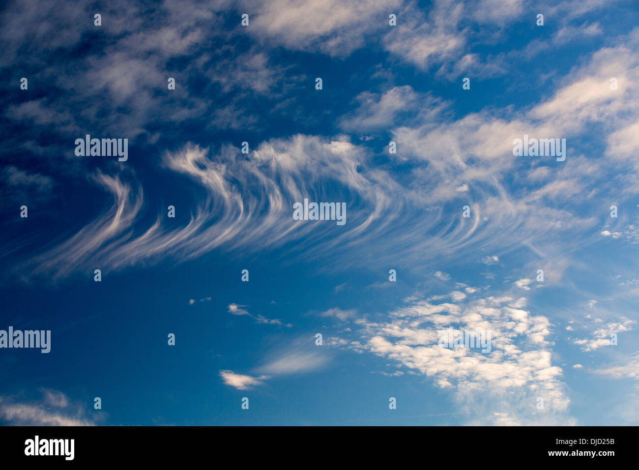 High cirrus cloud Stock Photo - Alamy