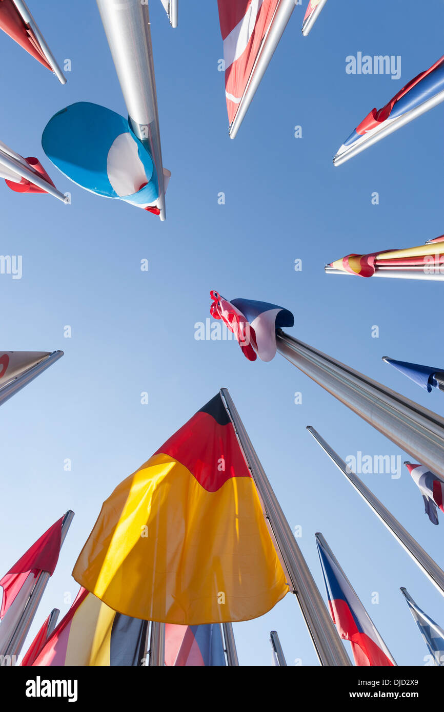 Germany german flags hi-res stock photography and images - Alamy