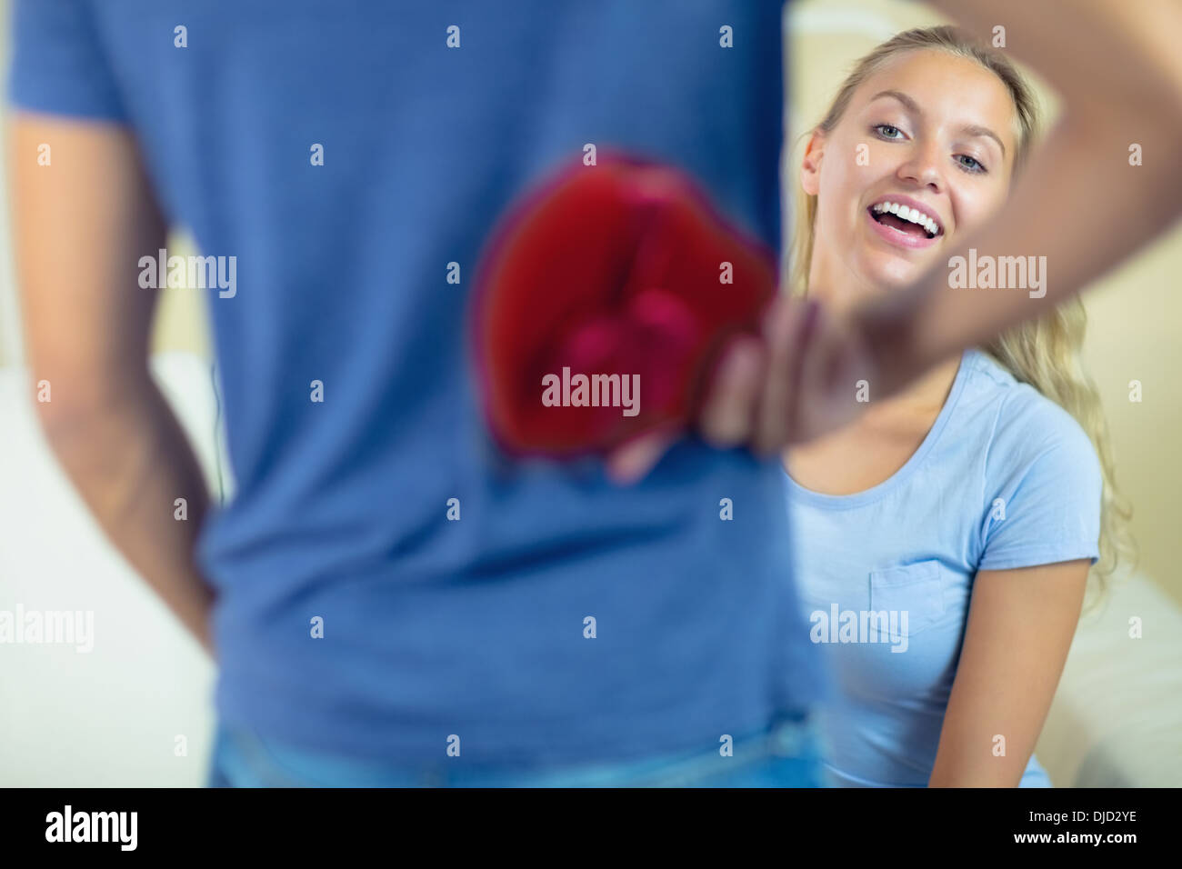 Hiding behind the sofa hi-res stock photography and images - Alamy