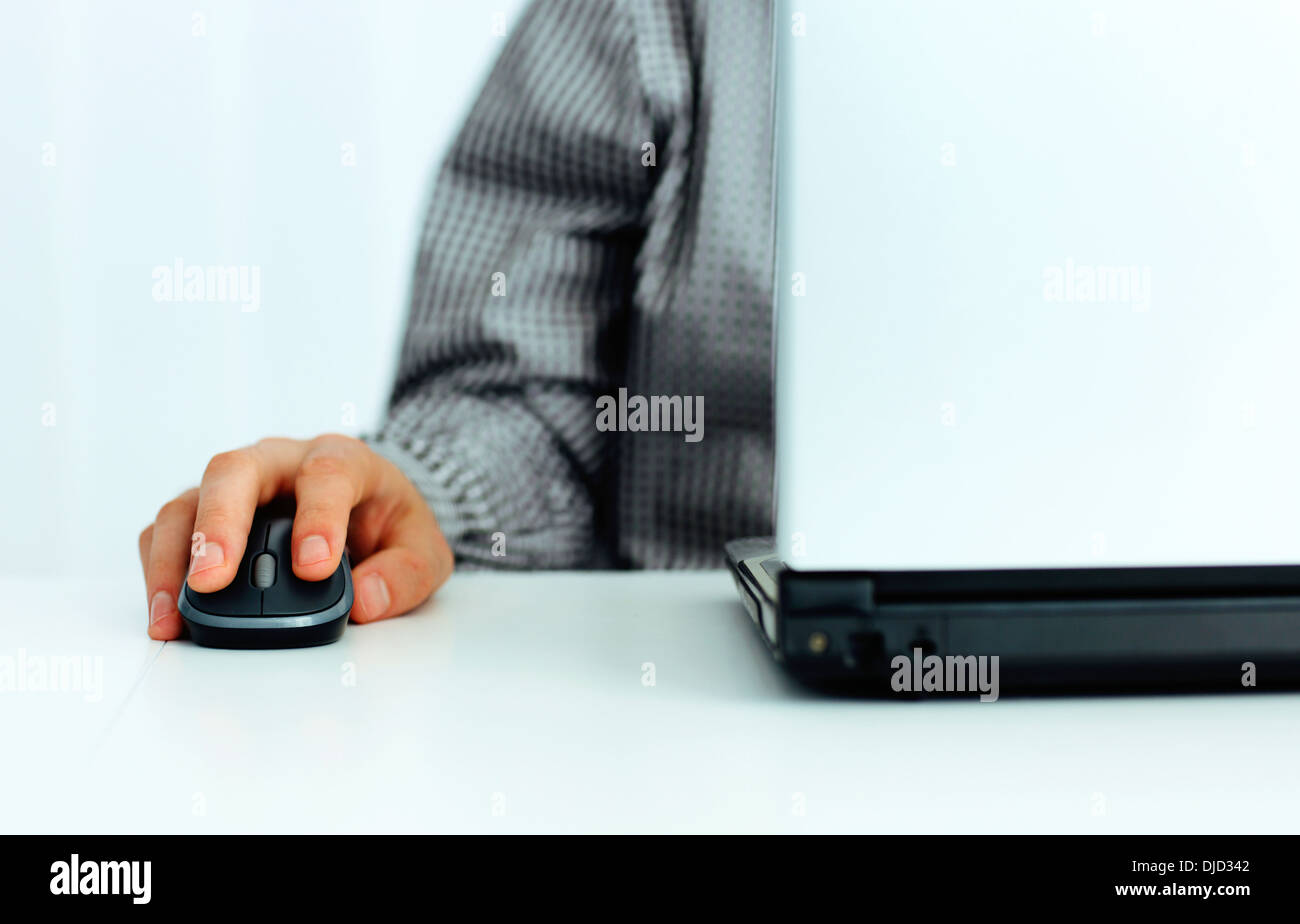 Closeup Hand Mouse High Resolution Stock Photography and Images - Alamy