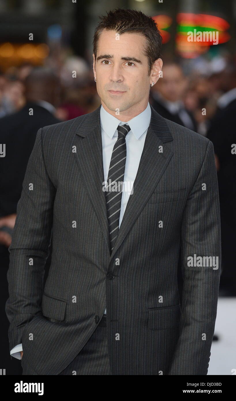 Colin Farrell London premiere of 'Total Recall' held at Vue Leicester ...