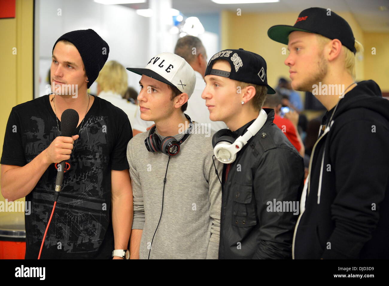 Aaron Scott, Kieran Ackerman, Adam Ackerman and Ben Robinson of 4 Count ...