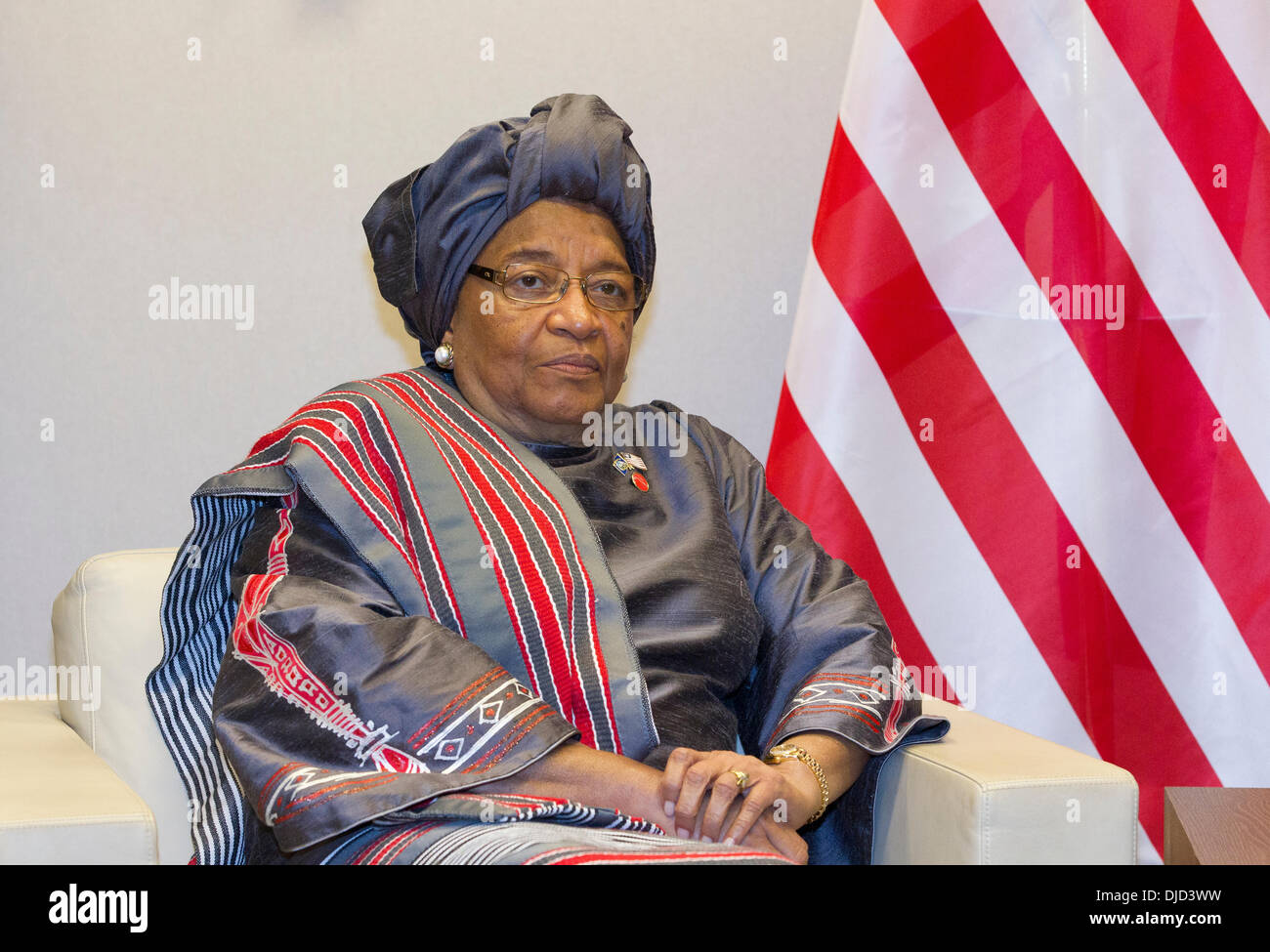 Ellen Johnson Sirleaf, President of Liberia Stock Photo - Alamy