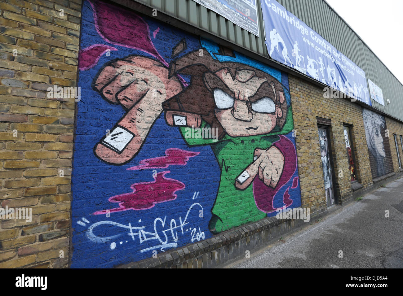 Street art graffiti cambridge hi-res stock photography and images - Alamy