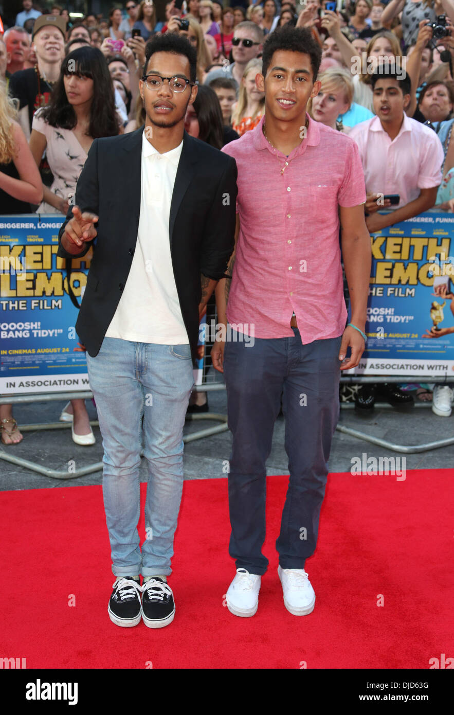 The Rizzle Kicks The World premiere of Keith Lemon the Film held at the ...