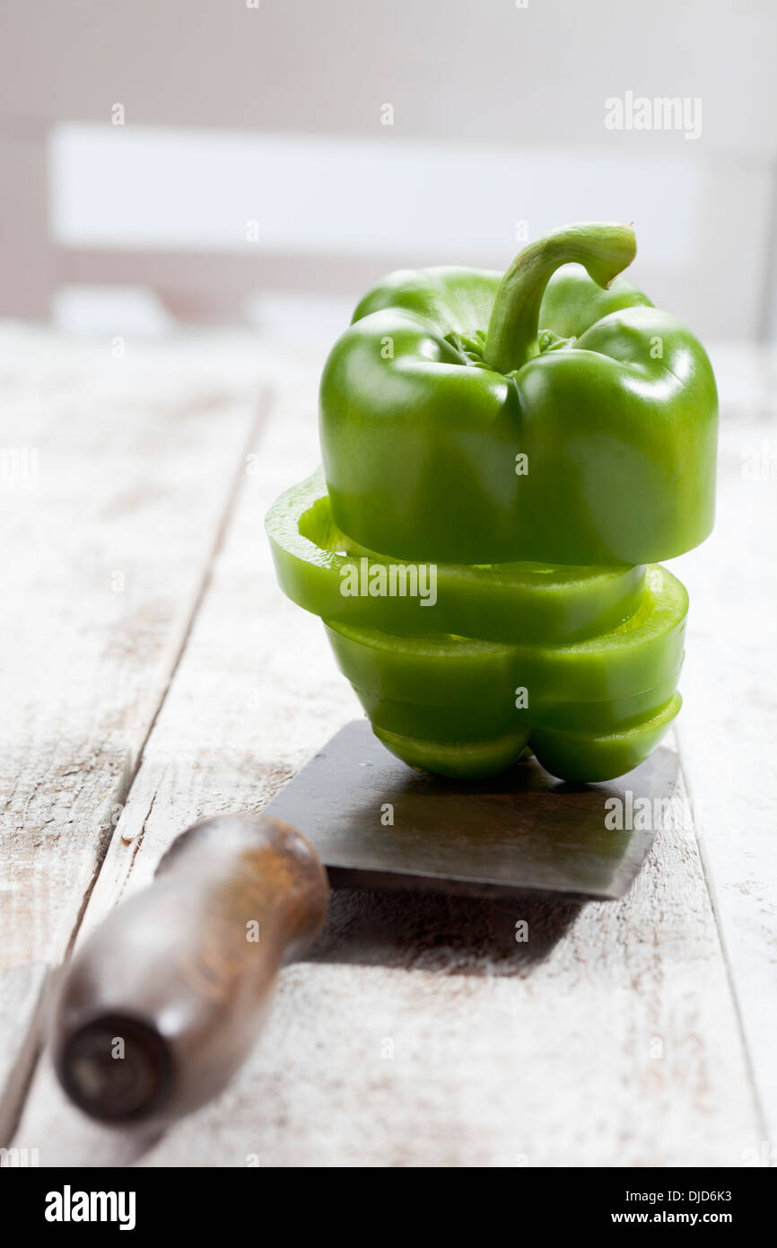 Green sweet pepper on hi-res stock photography and images - Alamy