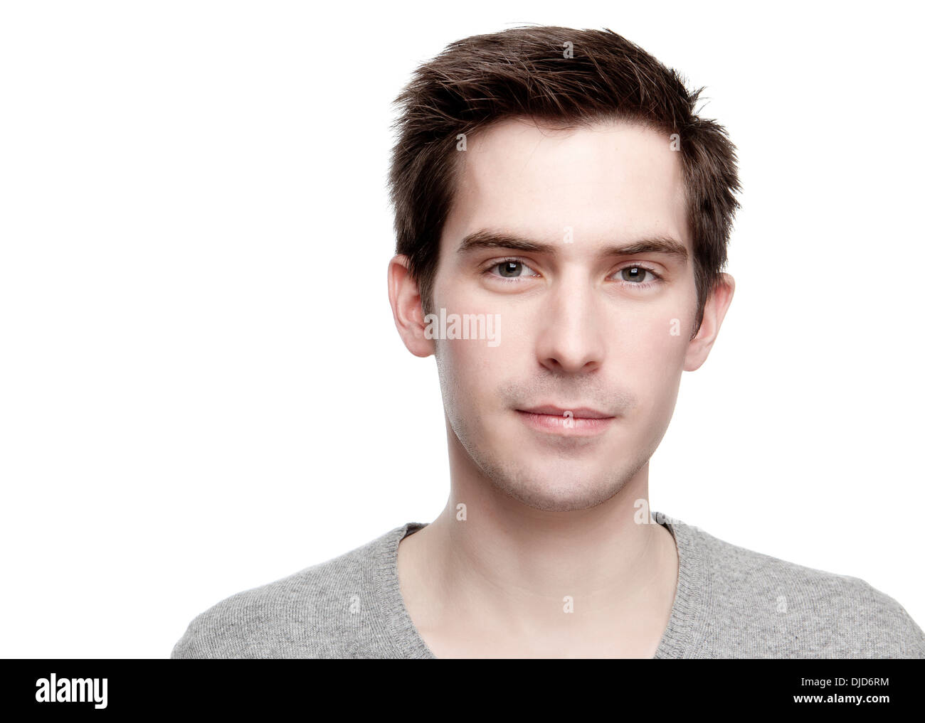 Portrait of serious looking young man, close-up Stock Photo - Alamy