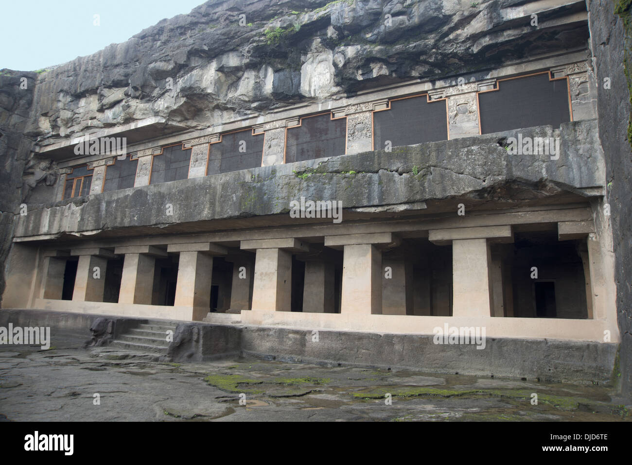 Cave 12, Teen Tal General-View of the facade from South-West. Ellora ...