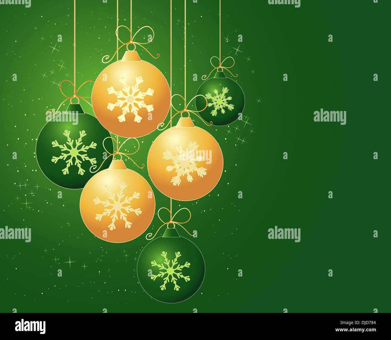 an illustration of a Christmas abstract greeting card design with ...
