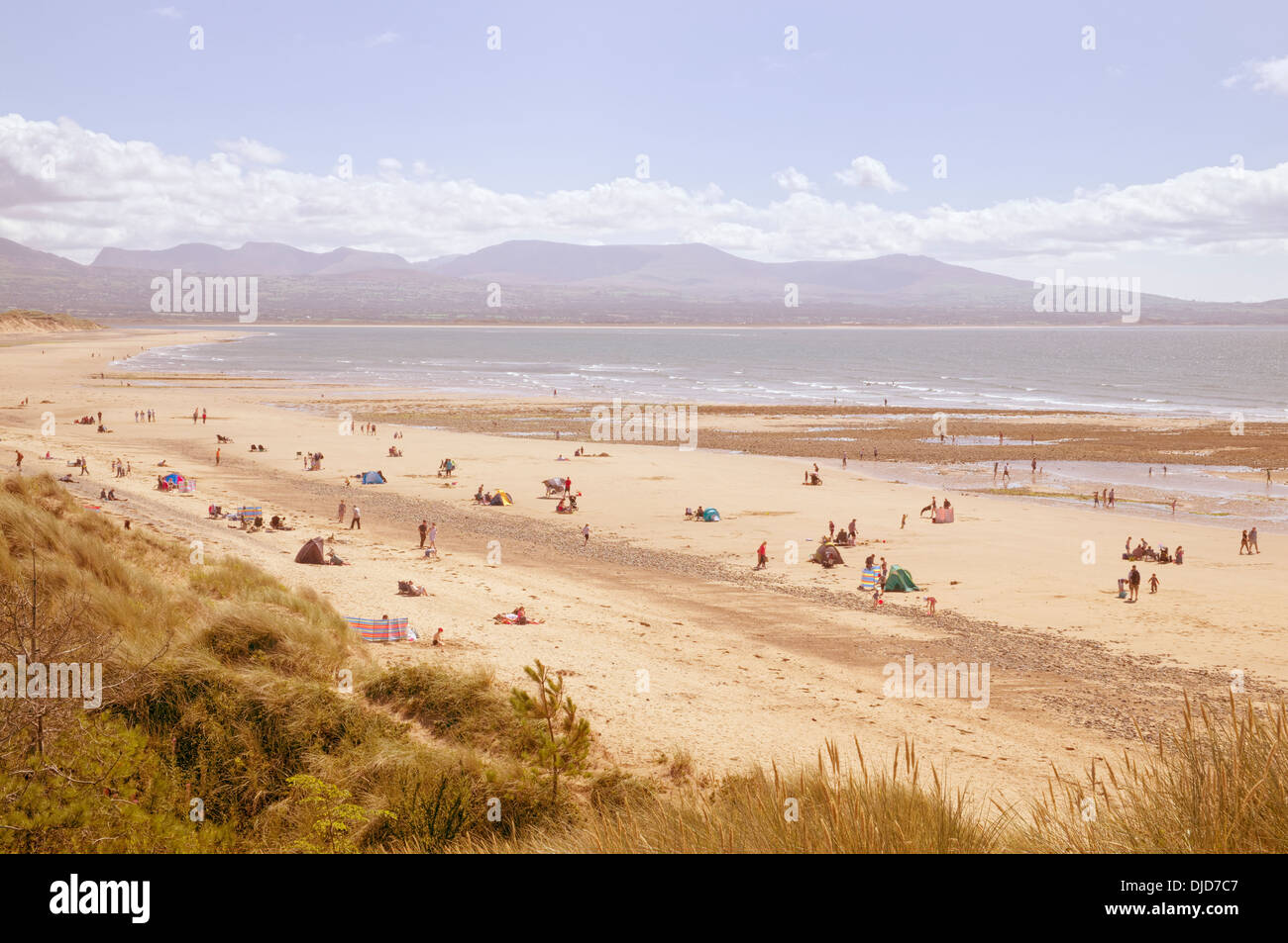 Great Britain, Wales, beach near Newborough Stock Photo - Alamy