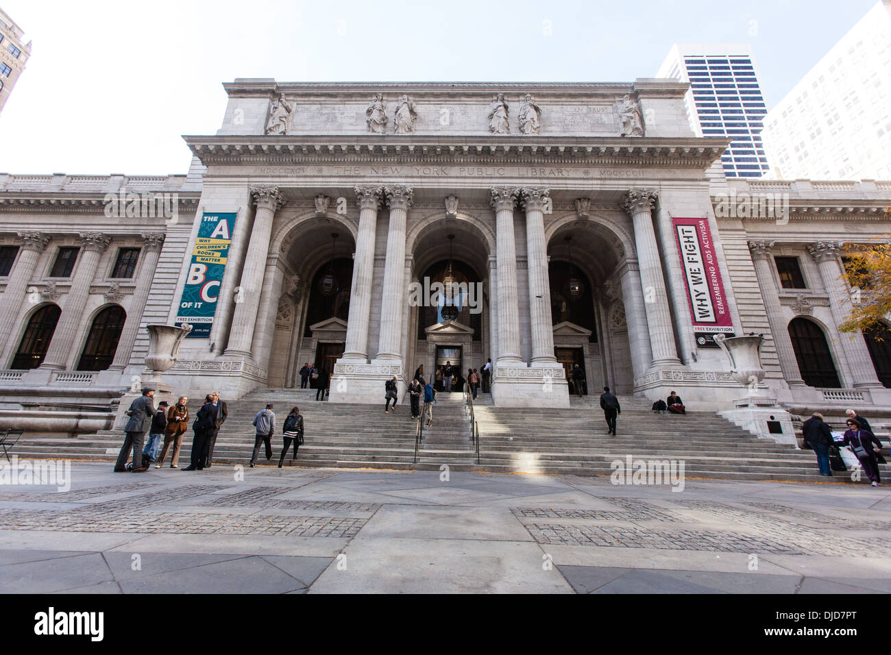 New York Public Library, Fifth Avenue, Manhattan, New York City, United ...