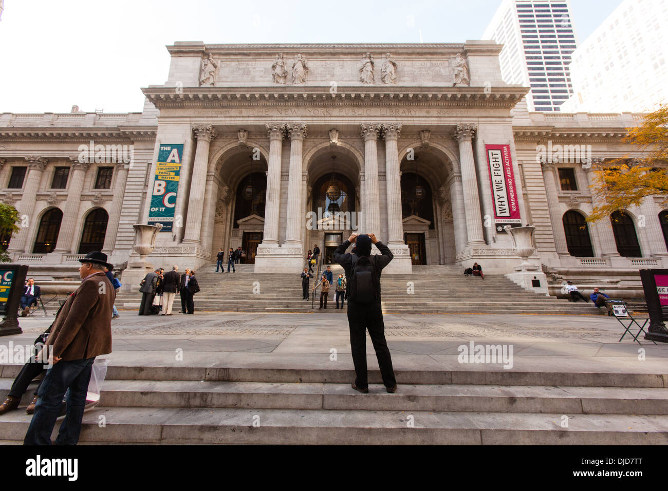 New York Public Library, Fifth Avenue, Manhattan, New York City, United ...