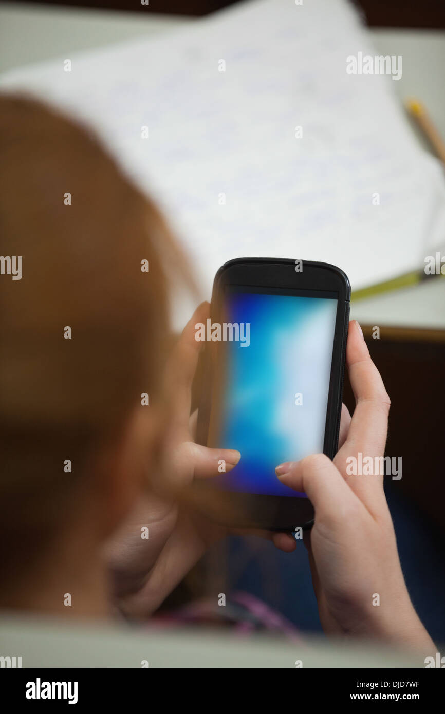 Distracted student phone hi-res stock photography and images - Alamy