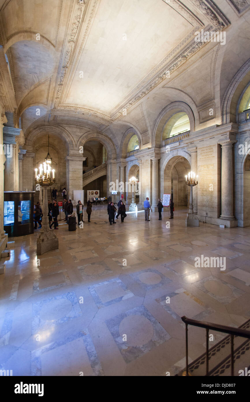 New York Public Library, Fifth Avenue, Manhattan, New York City, United ...