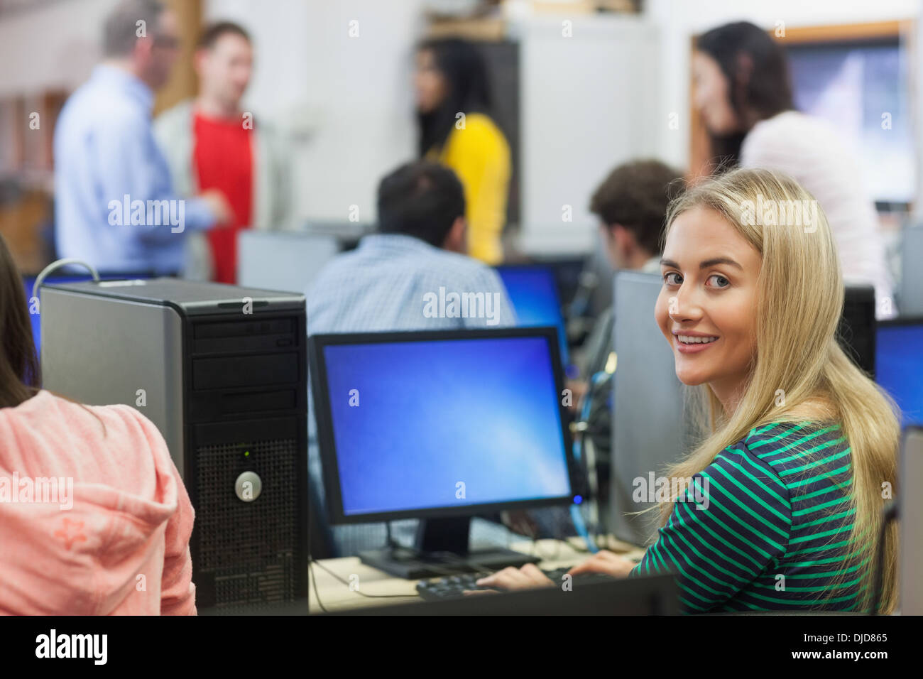 Indian man blonde woman hi-res stock photography and images - Alamy