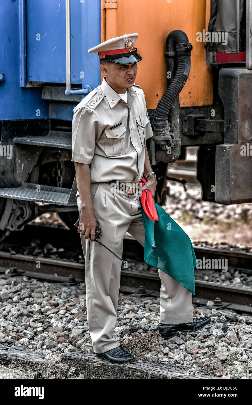 Train Guard Flag High Resolution Stock Photography and Images - Alamy