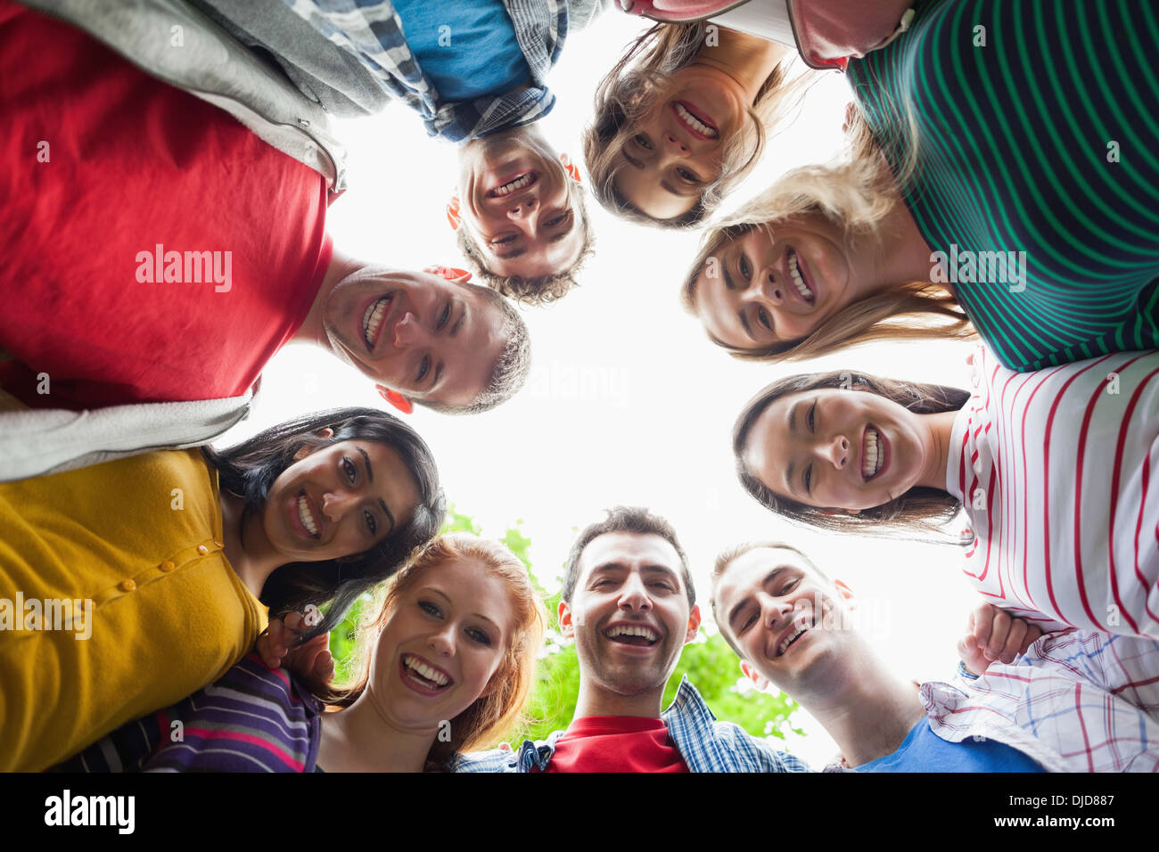 Group Of Students Smiling At Camera High Resolution Stock Photography ...