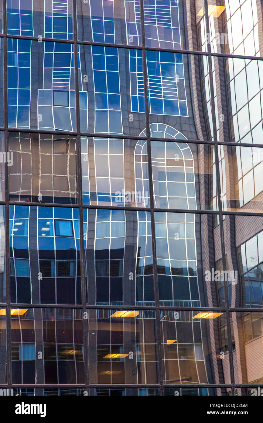 Modern glass buildings, Birmingham, England, UK Stock Photo - Alamy