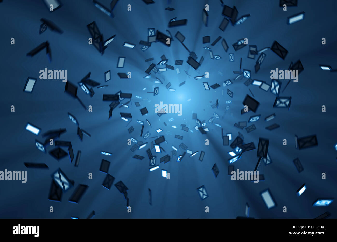 Mail Flying Stock Photo - Alamy