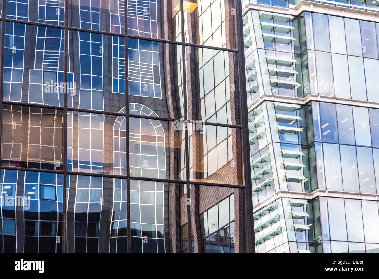 Modern glass buildings, Birmingham, England, UK Stock Photo - Alamy