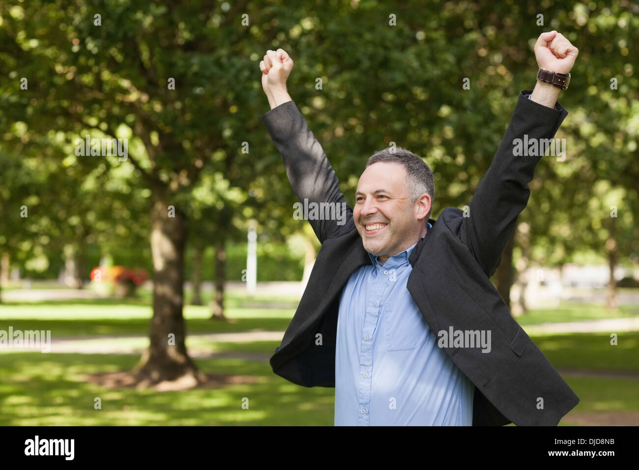 Man excited outside hi-res stock photography and images - Alamy