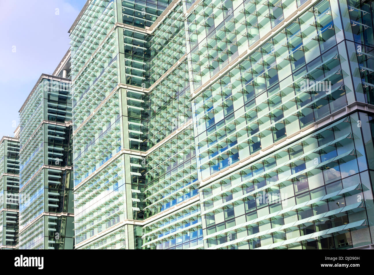Modern glass buildings, Birmingham, England, UK Stock Photo - Alamy