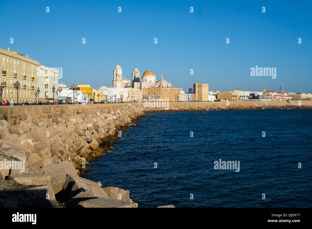 Cadiz waterfront, Andalucia, Spain Stock Photo - Alamy