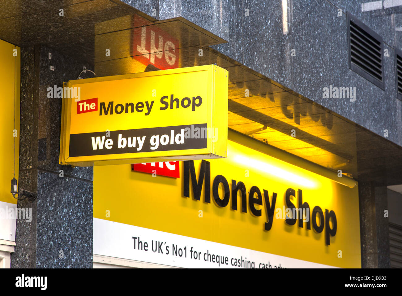 The Money shop, England, UK Stock Photo - Alamy