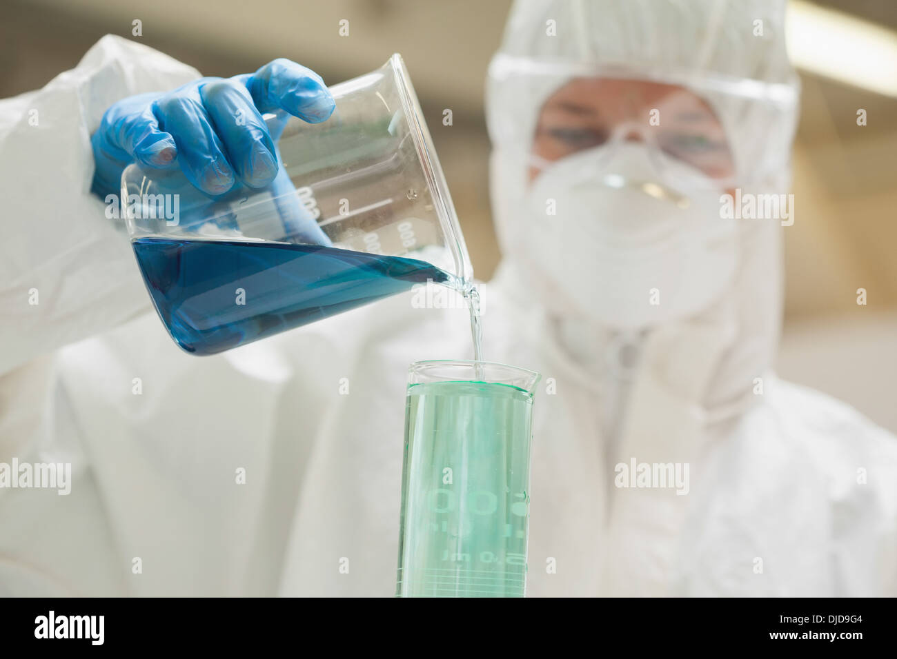 Blue lab suit hi-res stock photography and images - Alamy