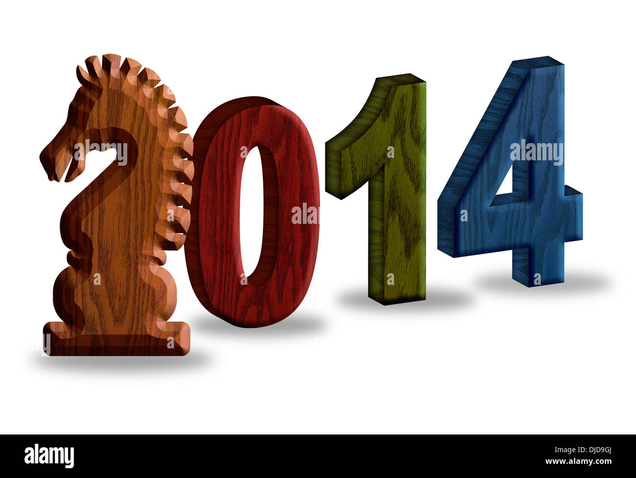 New year black numbers Cut Out Stock Images & Pictures - Alamy