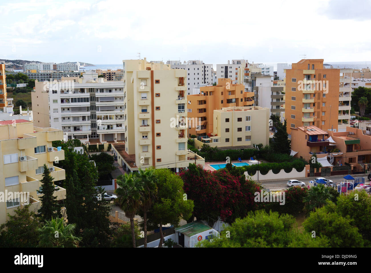 Playa d'en bossa ibiza hi-res stock photography and images - Alamy