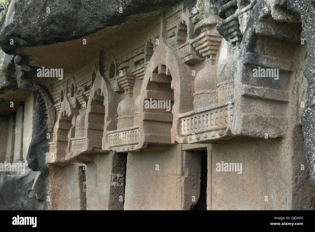 Chaitya arches hi-res stock photography and images - Alamy