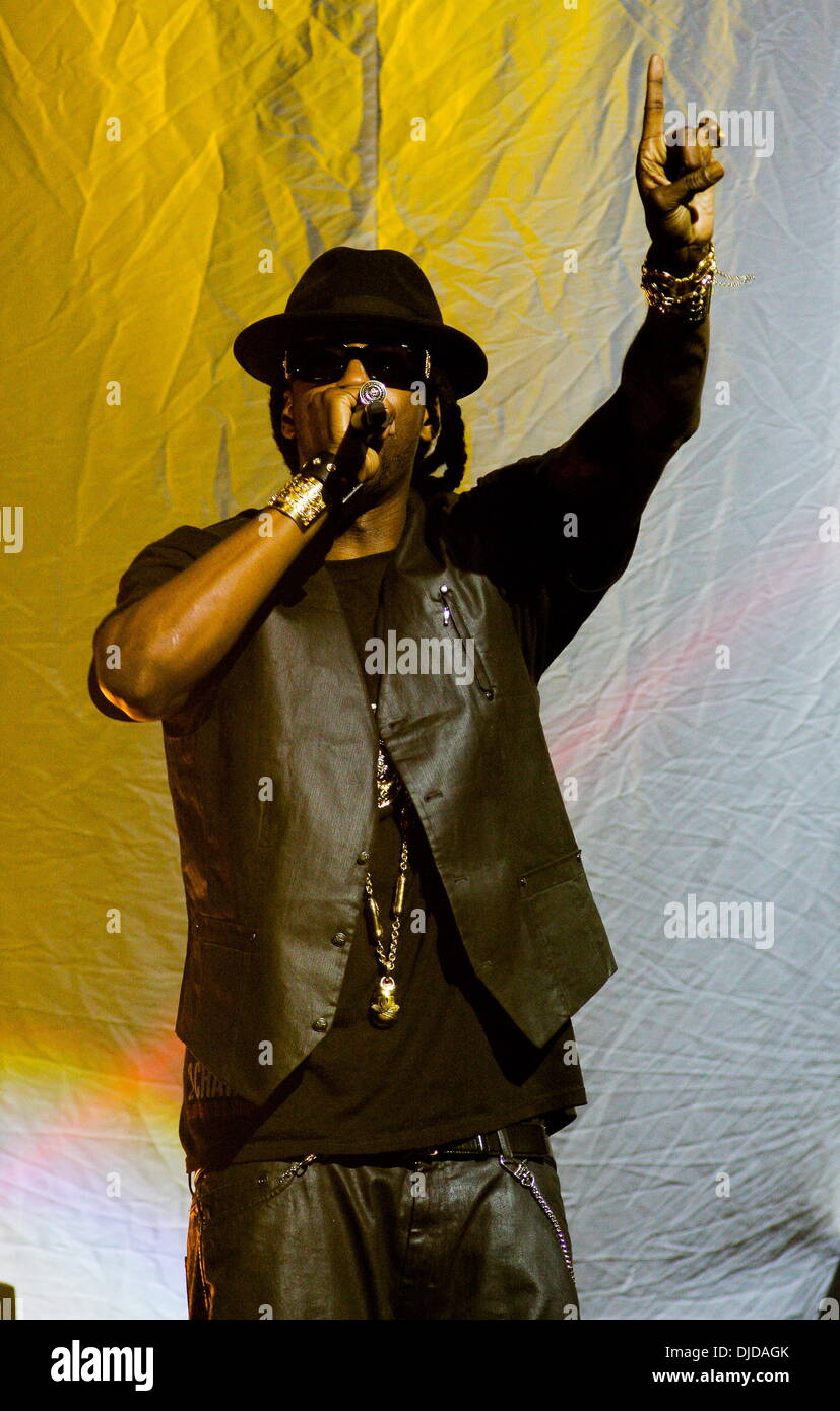2 Chainz performs during the 'Pink Friday Tour' at the James L. Knight ...