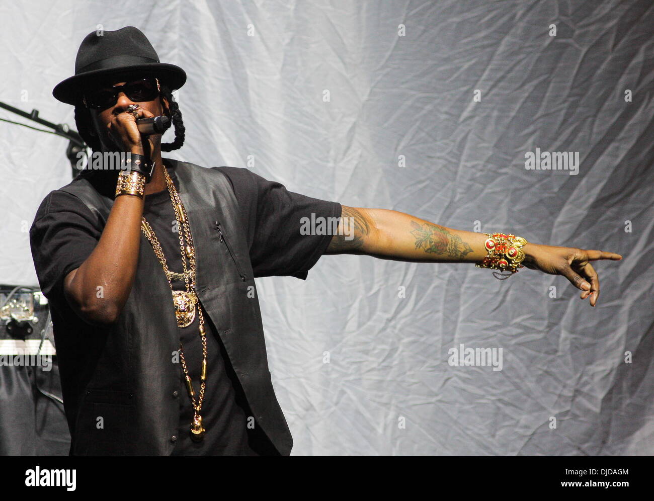 2 Chainz performs during the 'Pink Friday Tour' at the James L. Knight ...