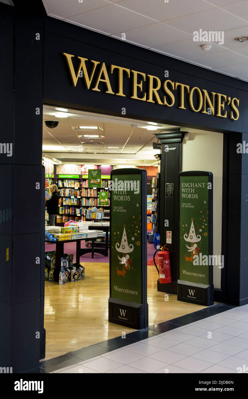 Waterstone's book shop, England, UK Stock Photo - Alamy
