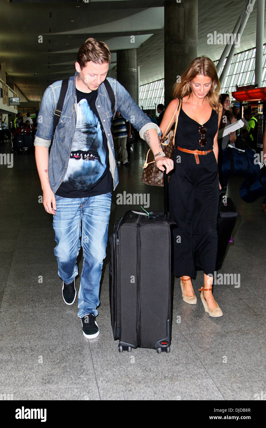 Professor Green aka Stephen Manderson and Millie Mackintosh arriving at ...