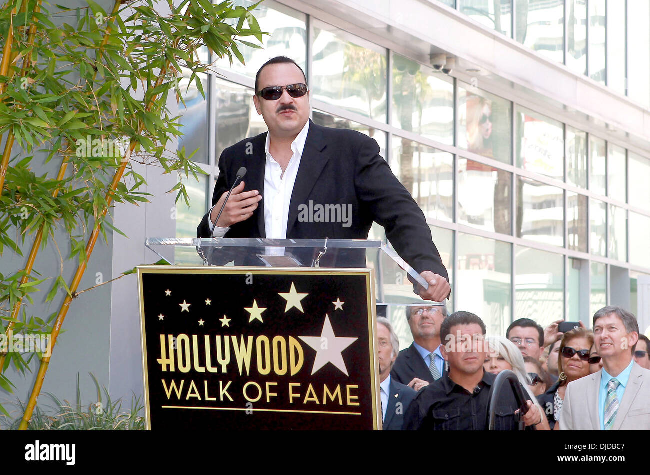 Latin singer Pepe Aguilar is honoured with a star on the Hollywood Walk ...