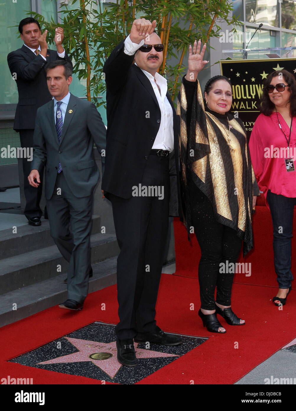 Latin singer Pepe Aguilar is honoured with a star on the Hollywood Walk ...