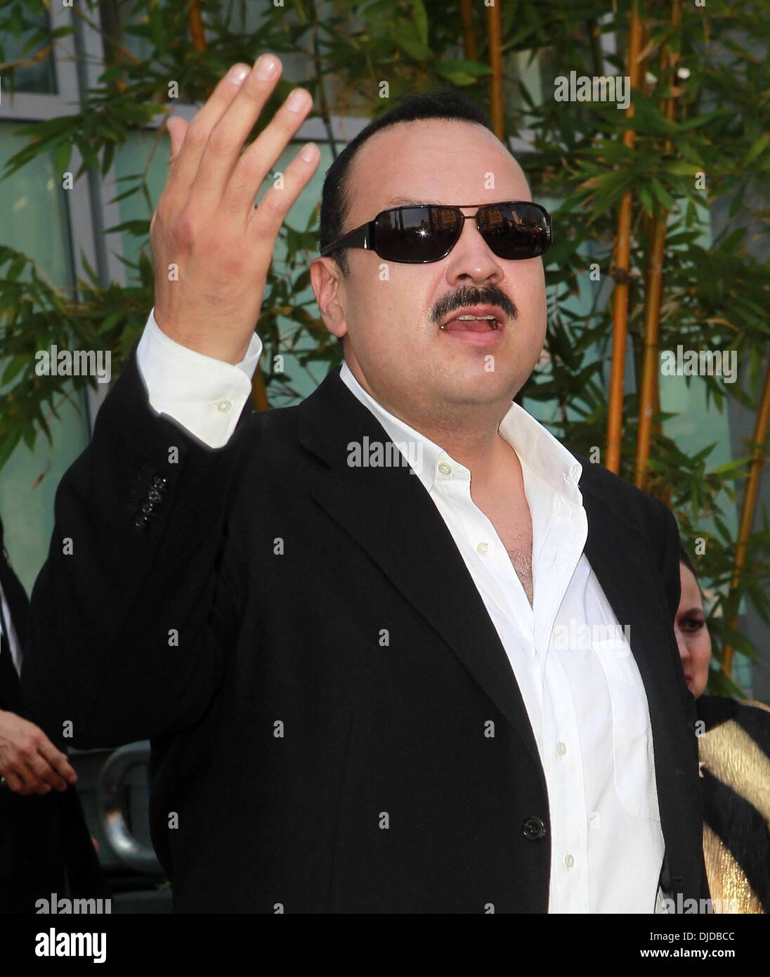 Latin singer Pepe Aguilar is honoured with a star on the Hollywood Walk ...