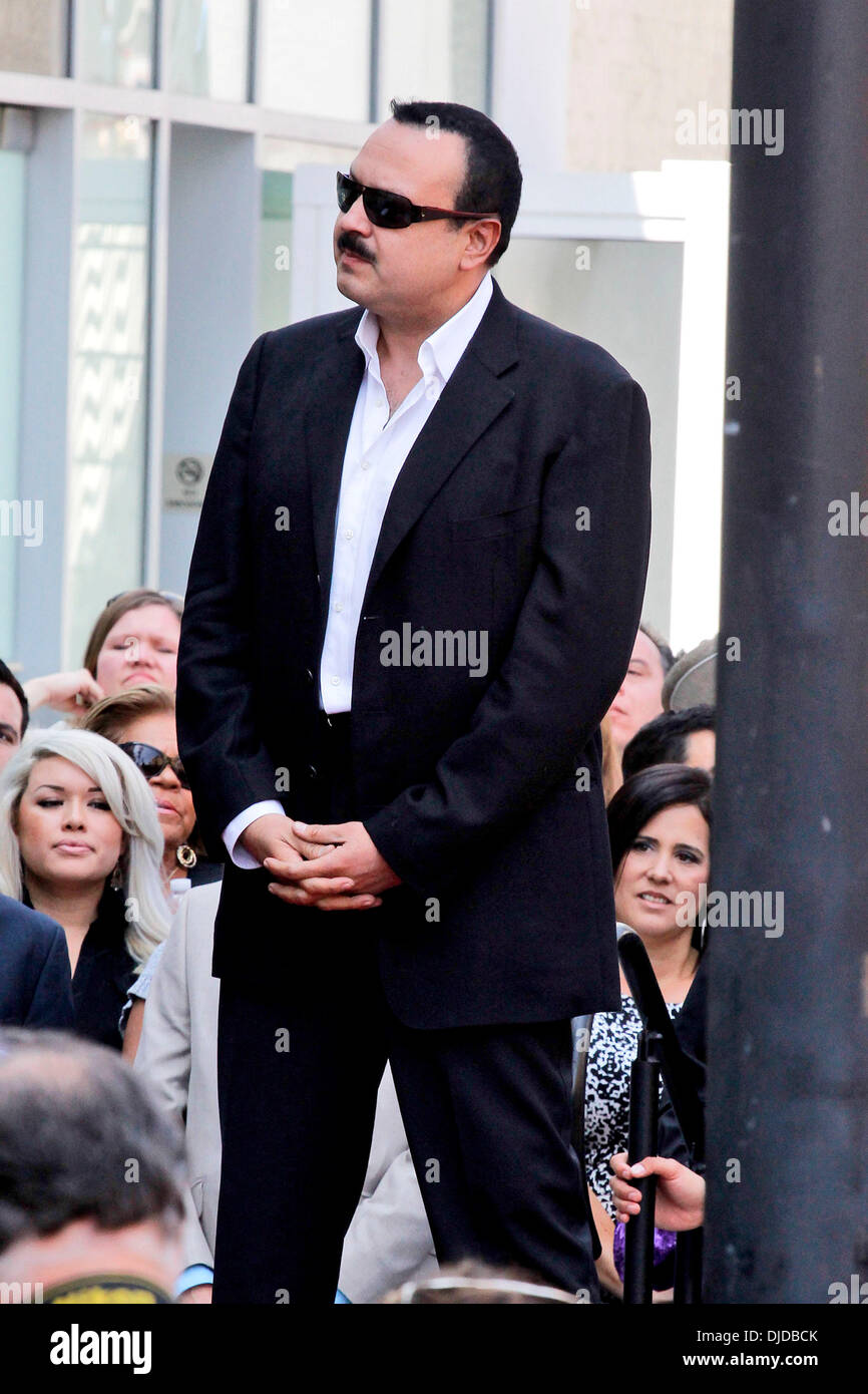 Latin singer Pepe Aguilar is honoured with a star on the Hollywood Walk ...