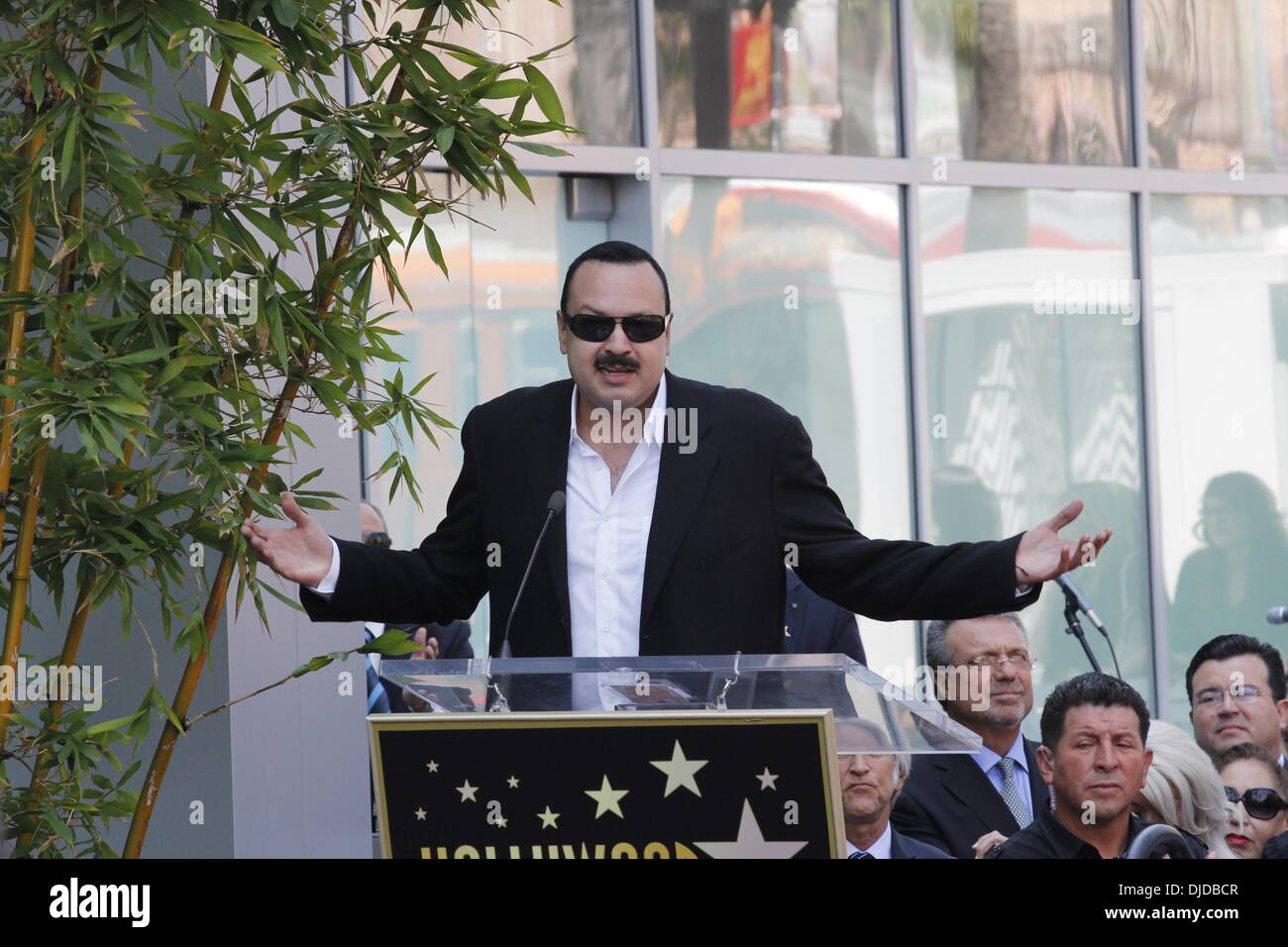 Latin singer Pepe Aguilar is honoured with a star on the Hollywood Walk ...