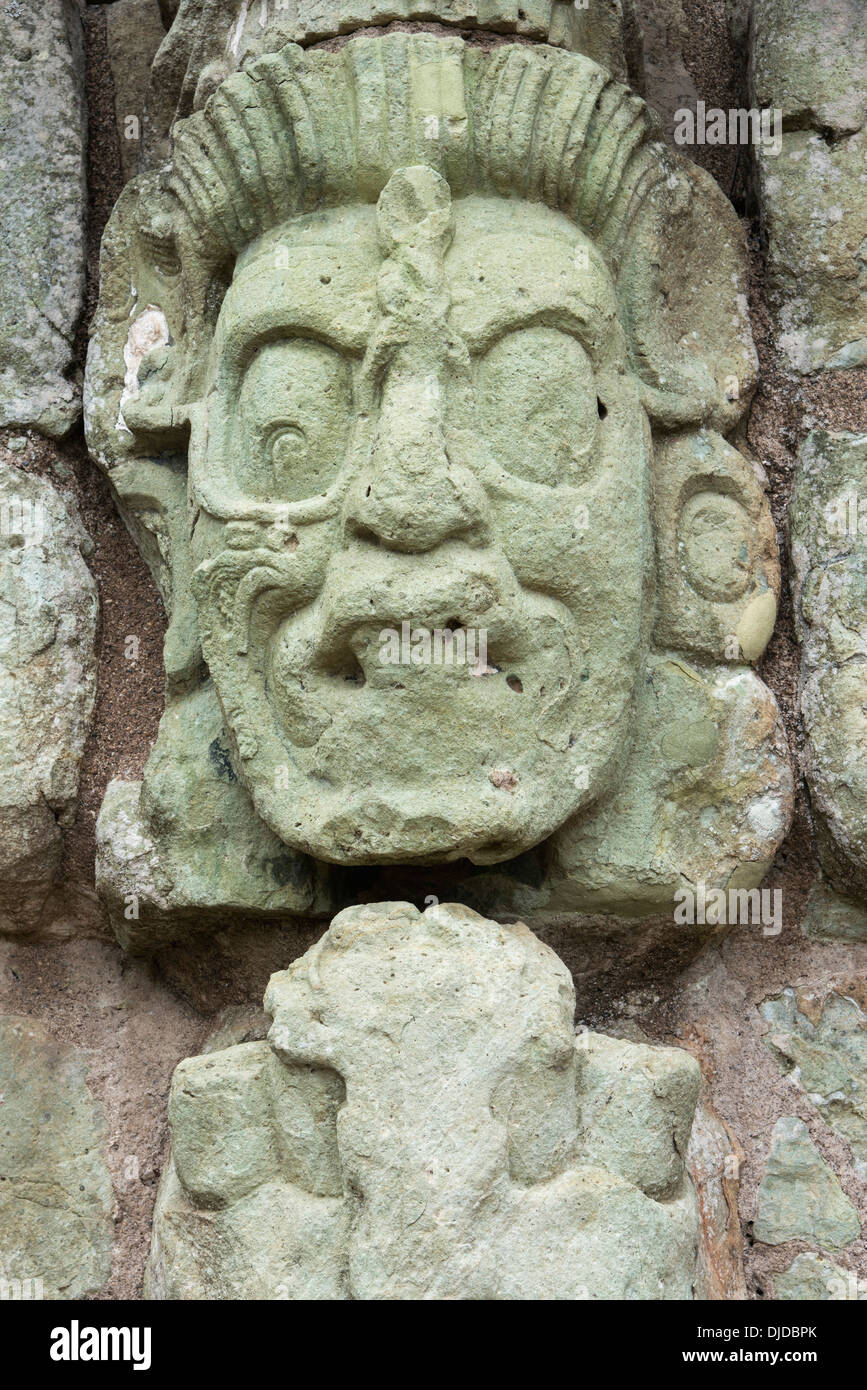 Mayan Stone Face