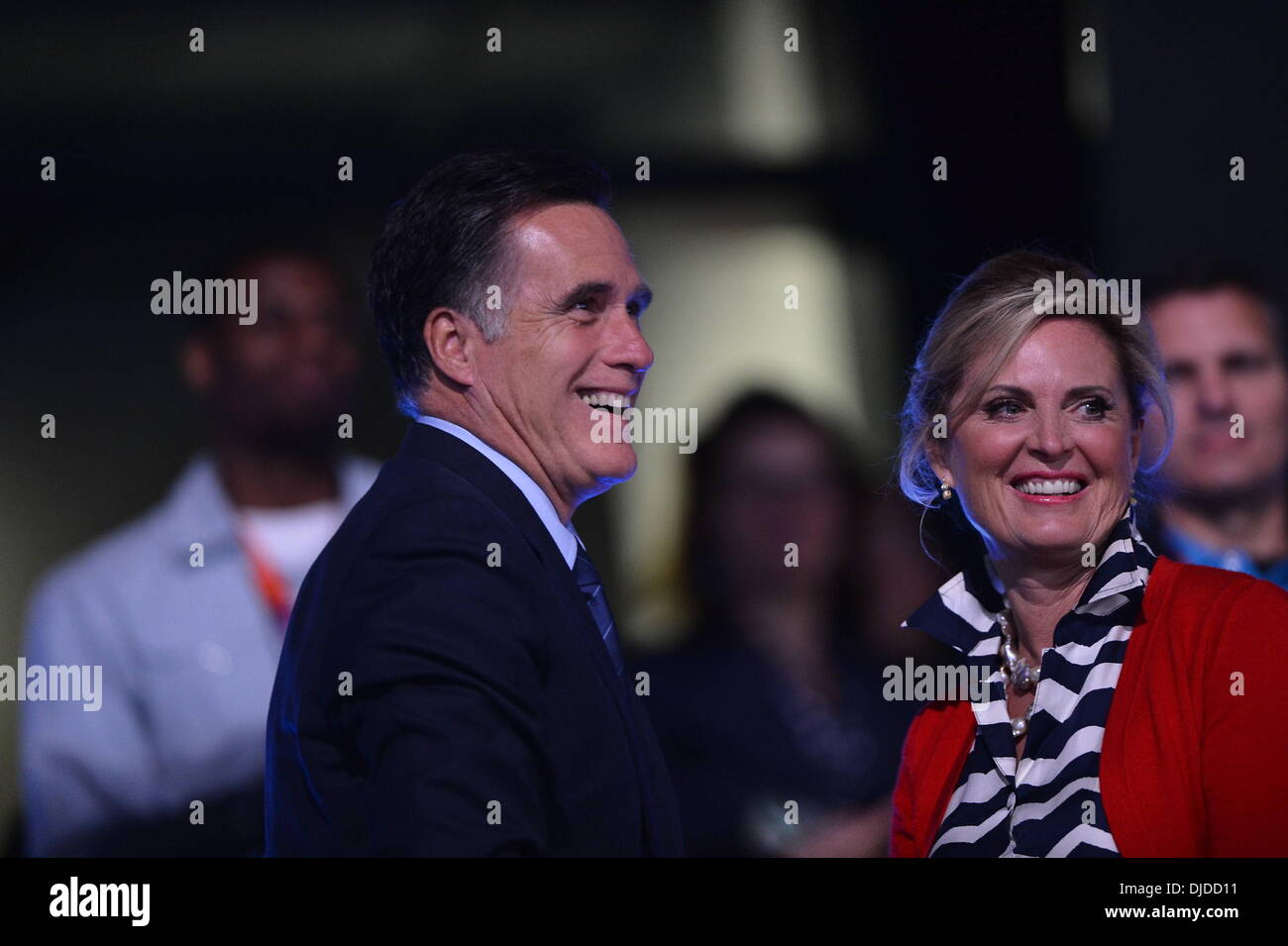 US presidential hopeful Mitt Romney and his wife Ann Romney The Opening ...
