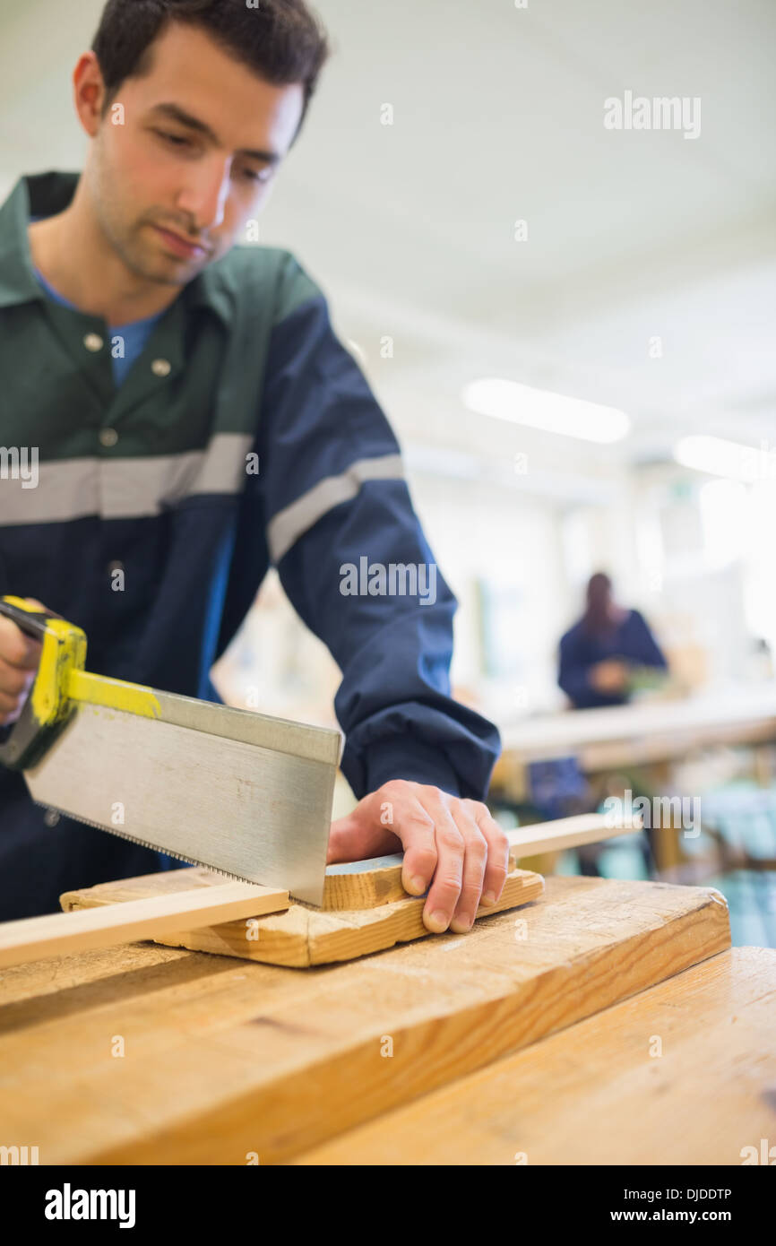 Carpenter training male apprentice hi-res stock photography and images ...