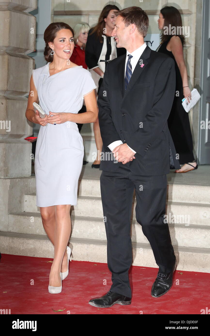 Catherine, Duchess of Cambridge (Kate Middleton) and Jeremy Hunt The UK ...