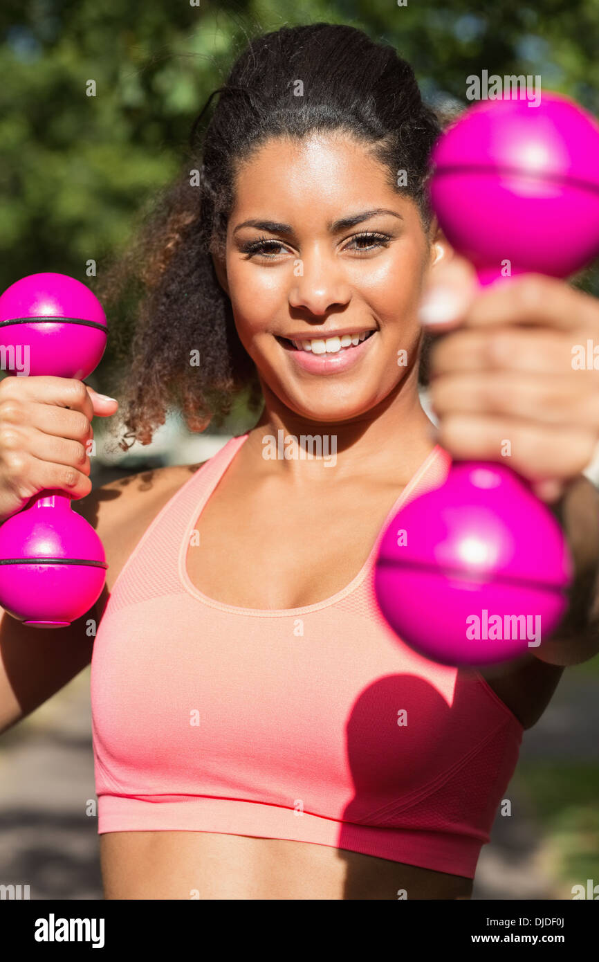 Exercising smiling lifestyle hi-res stock photography and images - Alamy